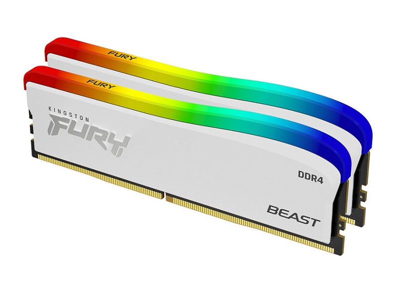 Kingston представила белую память FURY Beast DDR4 RGB Special Edition ...