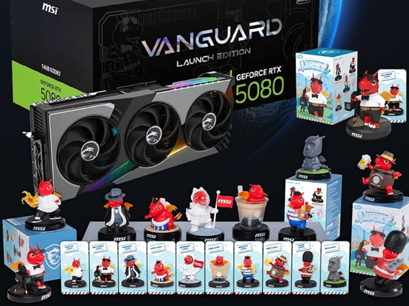 MSI проводит акцию, обменивая девять фигурок Lucky Dragon на GeForce ...