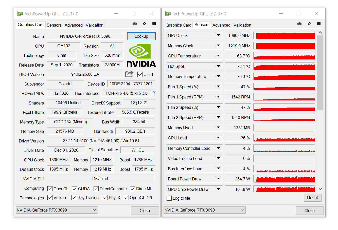 TechPowerUp GPU Z AMD Radeon RX 6700