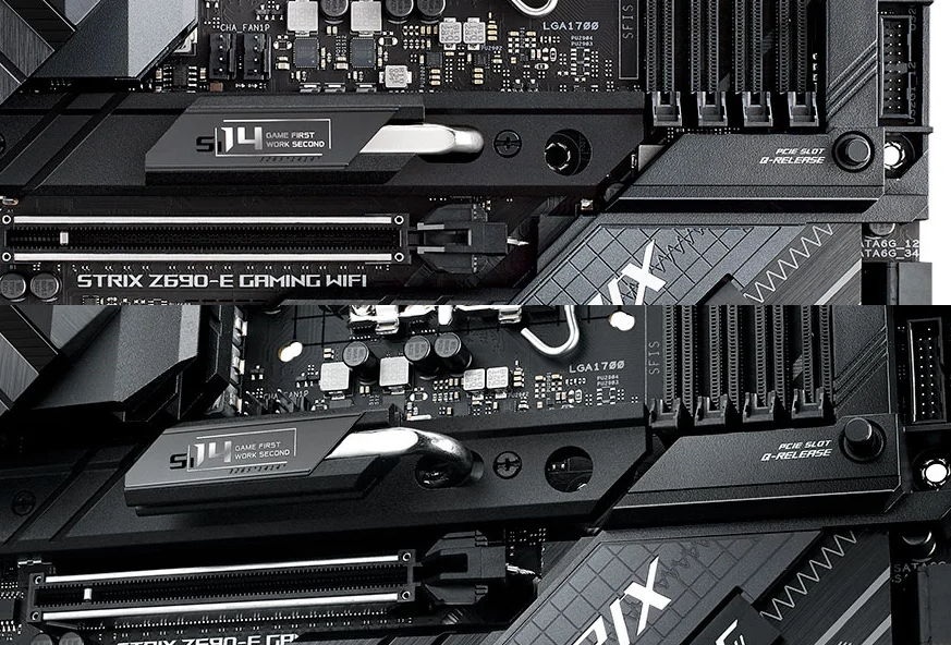 Материнские платы ASUS ROG Z690 получат механизм быстрого извлечения ...