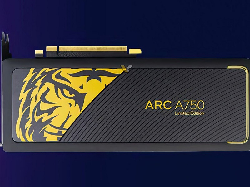 Золотая Intel Arc A750 Limited Edition доступна только в Китае — i2HARD
