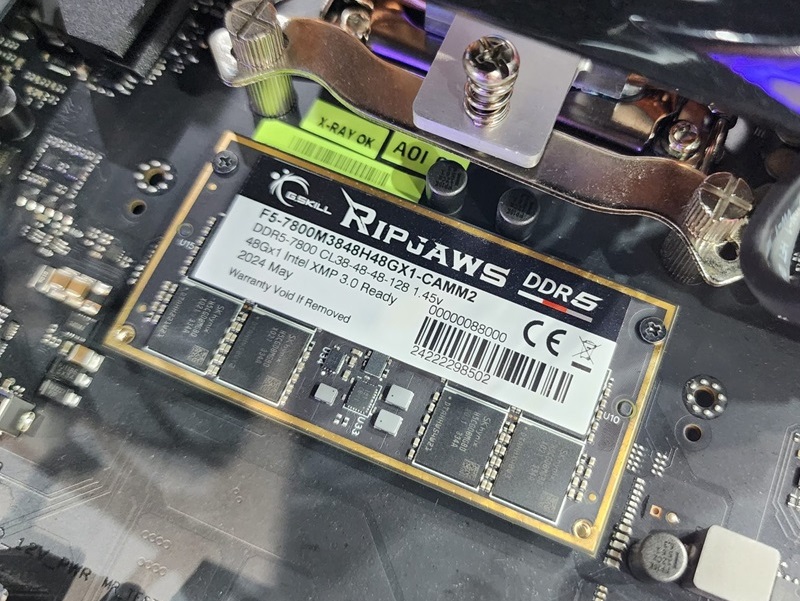 Модуль оперативной памяти G Skill Ripjaws Camm2 Ddr5 7800 имеет объем