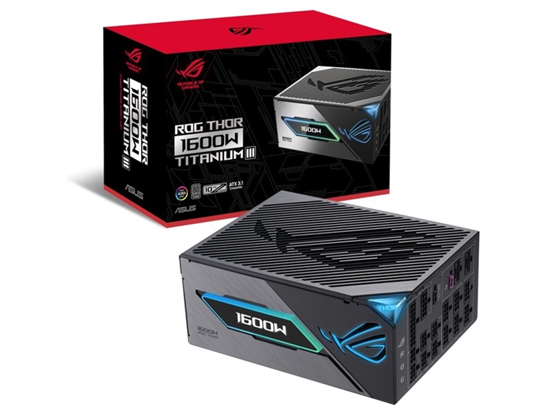 ASUS ROG THOR Titanium III получил два 12V-2x6 и OLED-дисплей на ...