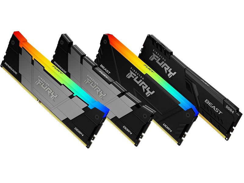 Модули памяти Kingston FURY DDR4 получили обновленный дизайн — i2HARD