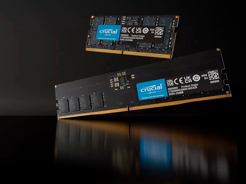 Micron выпустила оперативную память DDR5 объемом 24 и 48 Гбайт — i2HARD