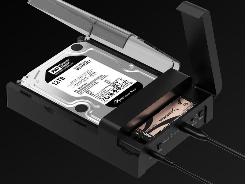 Sabrent представила док-станцию для жестких дисков и накопителей M.2 ...