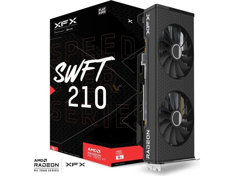 XFX выпустила двухвентиляторную Radeon RX 7800 XT Speedster SWFT 210 ...