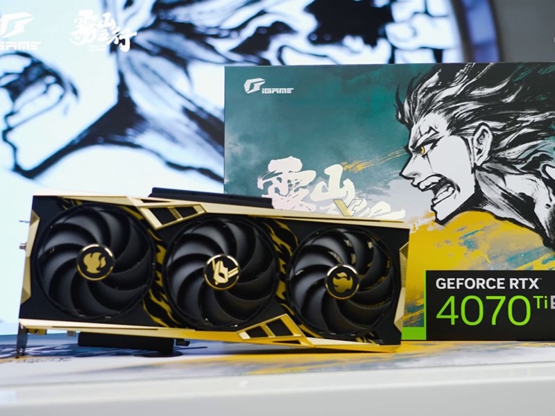 Colorful выпустила золотисто-черные видеокарты iGame GeForce RTX 4070 ...
