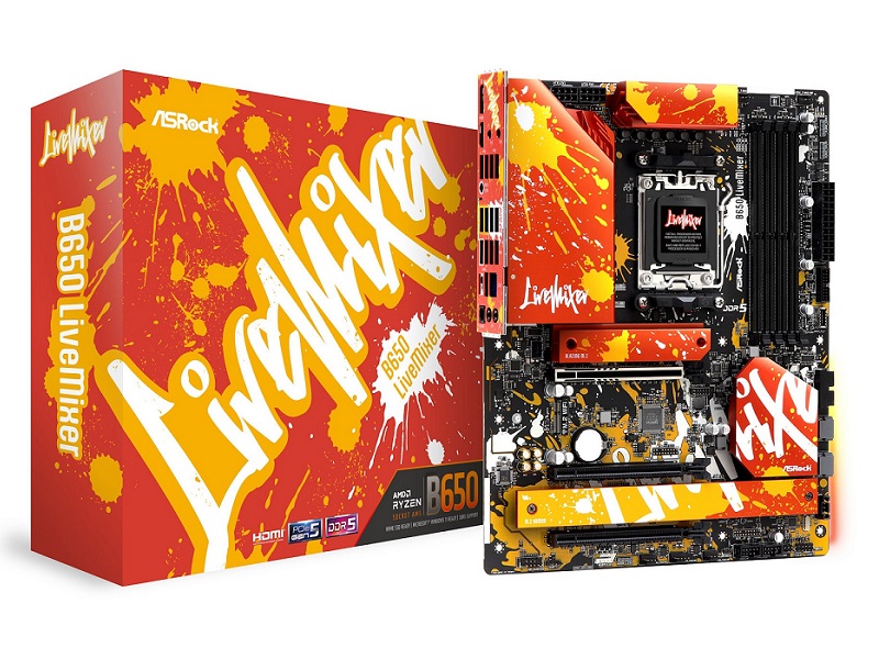 ASRock представила материнские платы AMD B650 и Intel Z790 LiveMixer ...