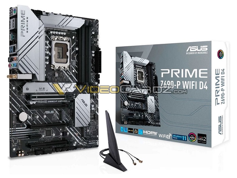 Изображения материнских плат ASUS PRIME Z690 для Intel Alder Lake — i2HARD