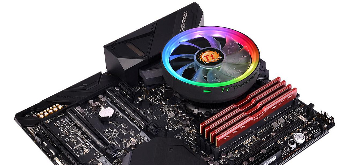 Thermaltake анонсировала низкопрофильный процессорный кулер UX100 ARGB ...