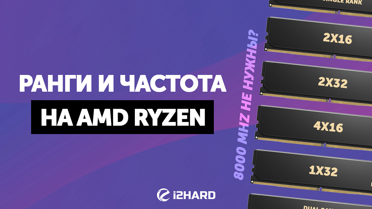 DDR5 на AMD: ранги и частота — i2HARD