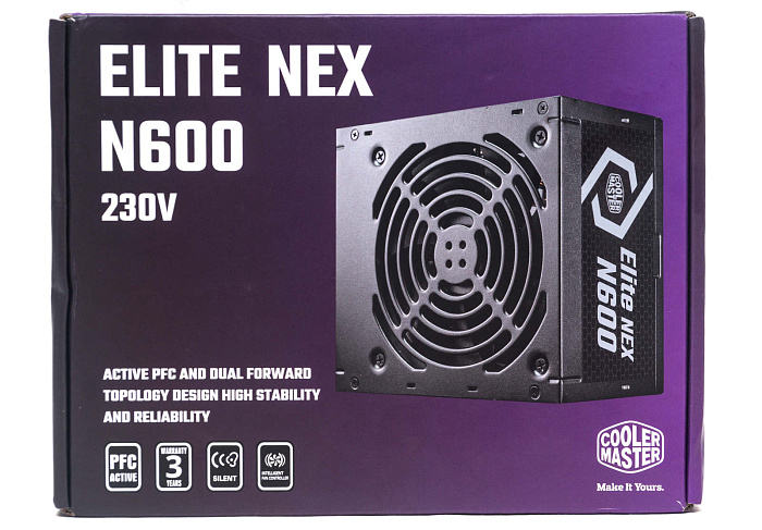 Обзор и тестирование блока питания Cooler Master Elite NEX N600 — i2HARD
